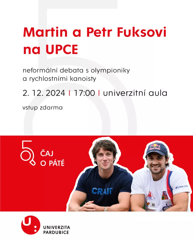 Martin a Petr Fuksovi na UPCE | Univerzita Pardubice